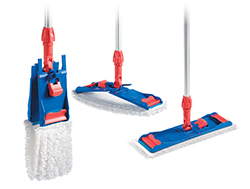 Microfiber Spin-n-Drop Flat Mop | Velcro System - FILMOP