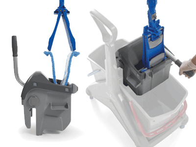 PUNTO Adjustable Roller Wringer for microfiber mopping|Filmop