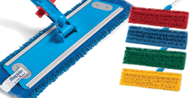 Microfiber Flat Velcro Mop System | Filmop